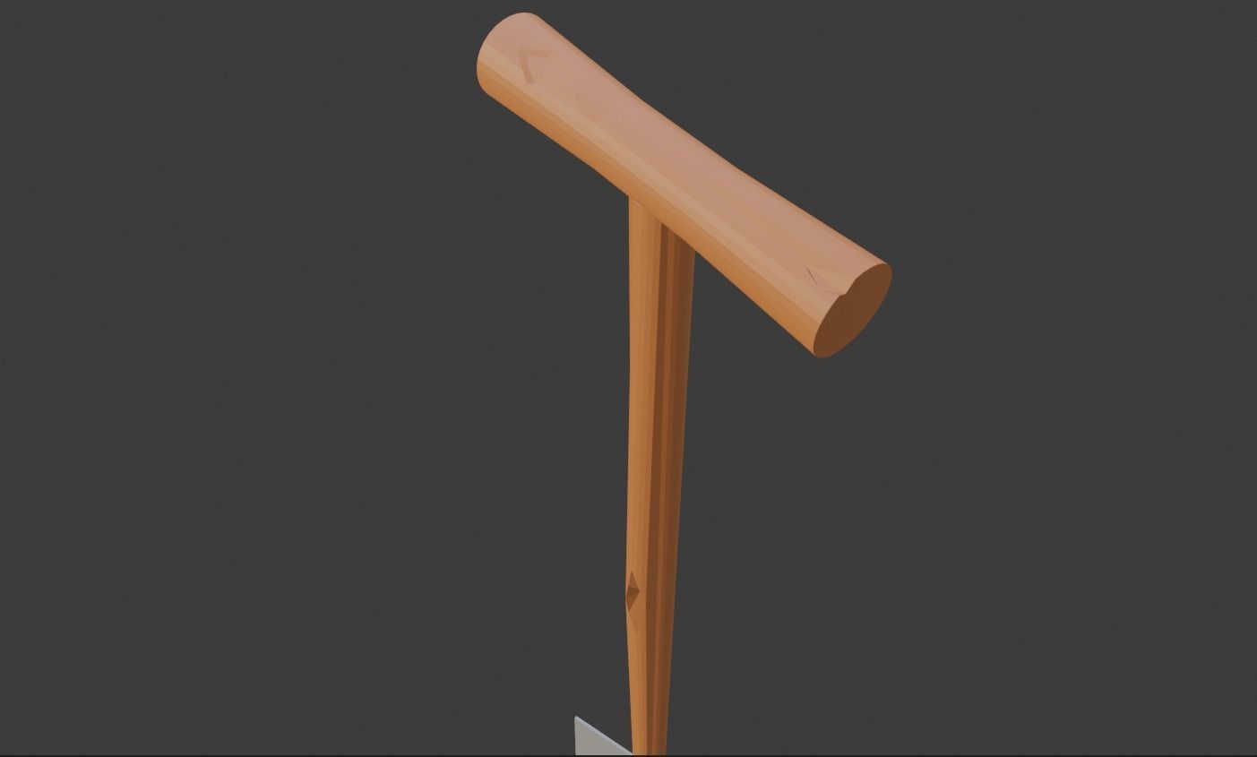 shovel low poly 3D model 3D model | CGTrader