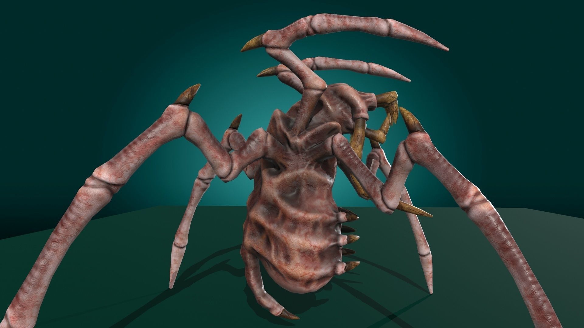3D model Insect Tusk Monster VR / AR / low-poly rigged animated | CGTrader