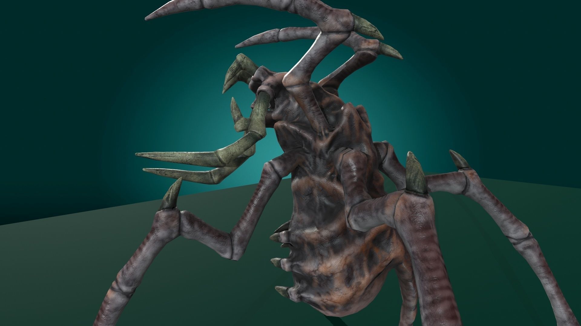 3D model Insect Tusk Monster VR / AR / low-poly rigged animated | CGTrader