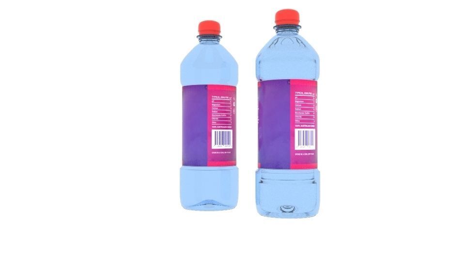 Frequency H20 Alkaline Spring Water 3D model | CGTrader