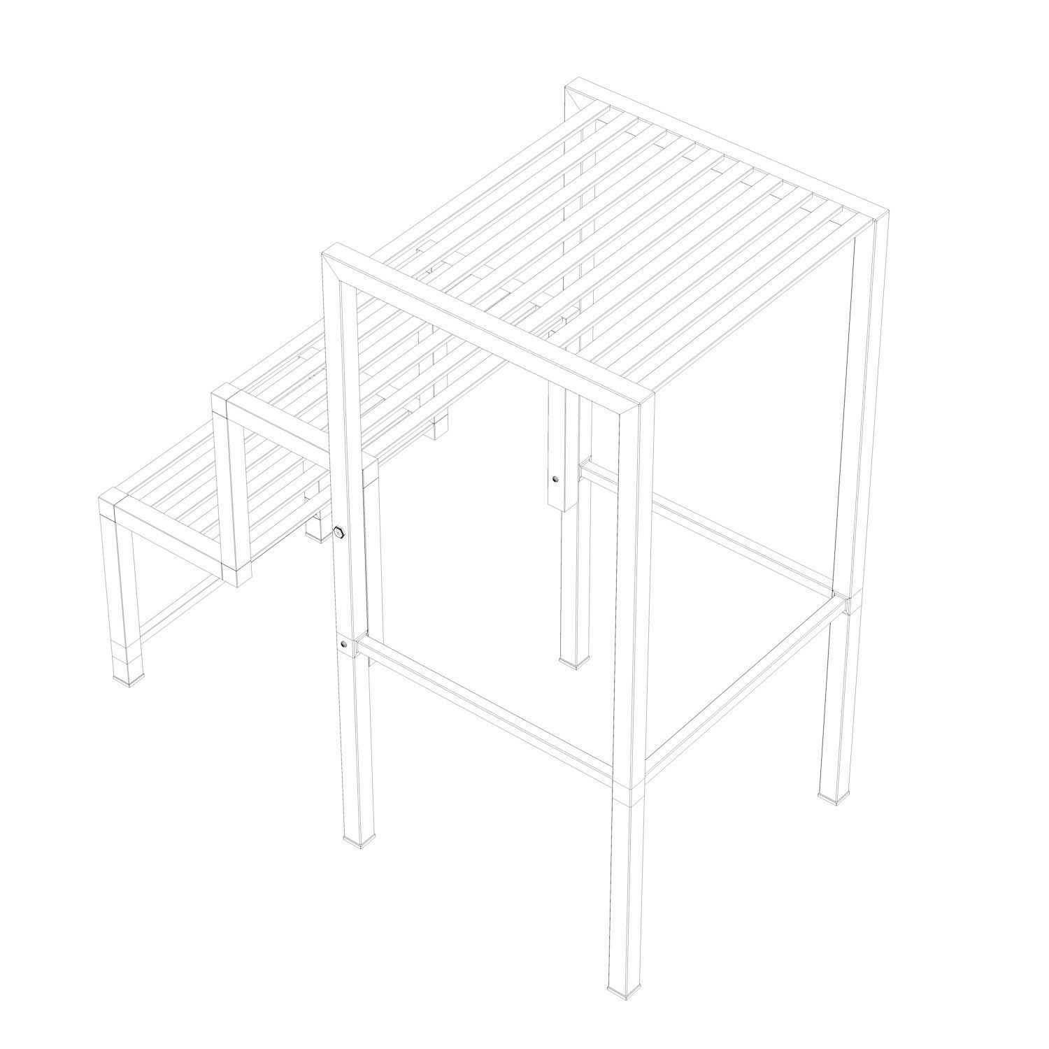 3D model Emu Aero Ladder VR / AR / low-poly | CGTrader