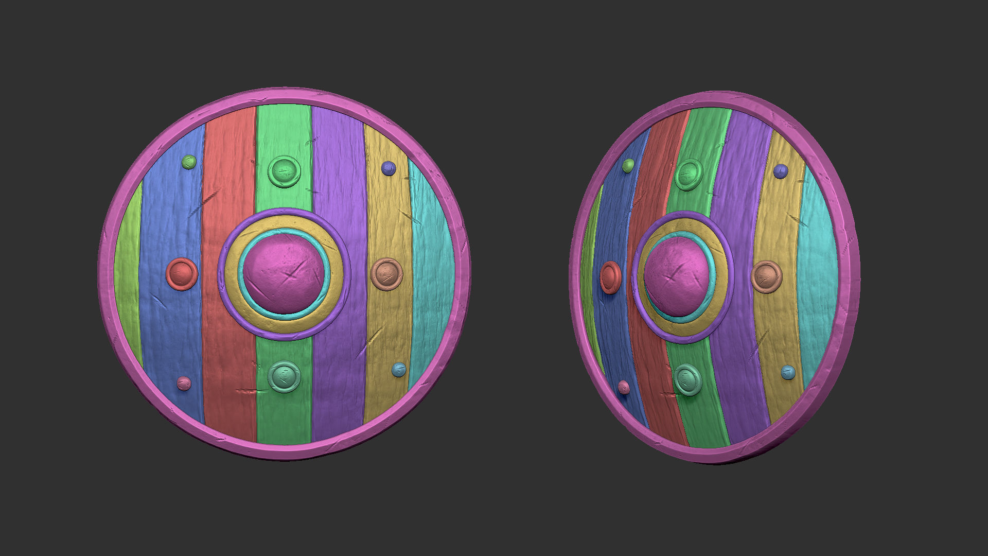 Weapon - Shield Collection High Poly 3D model | CGTrader