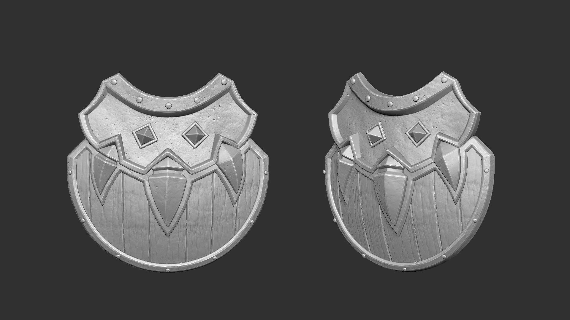 Weapon - Shield Collection High Poly 3D model | CGTrader