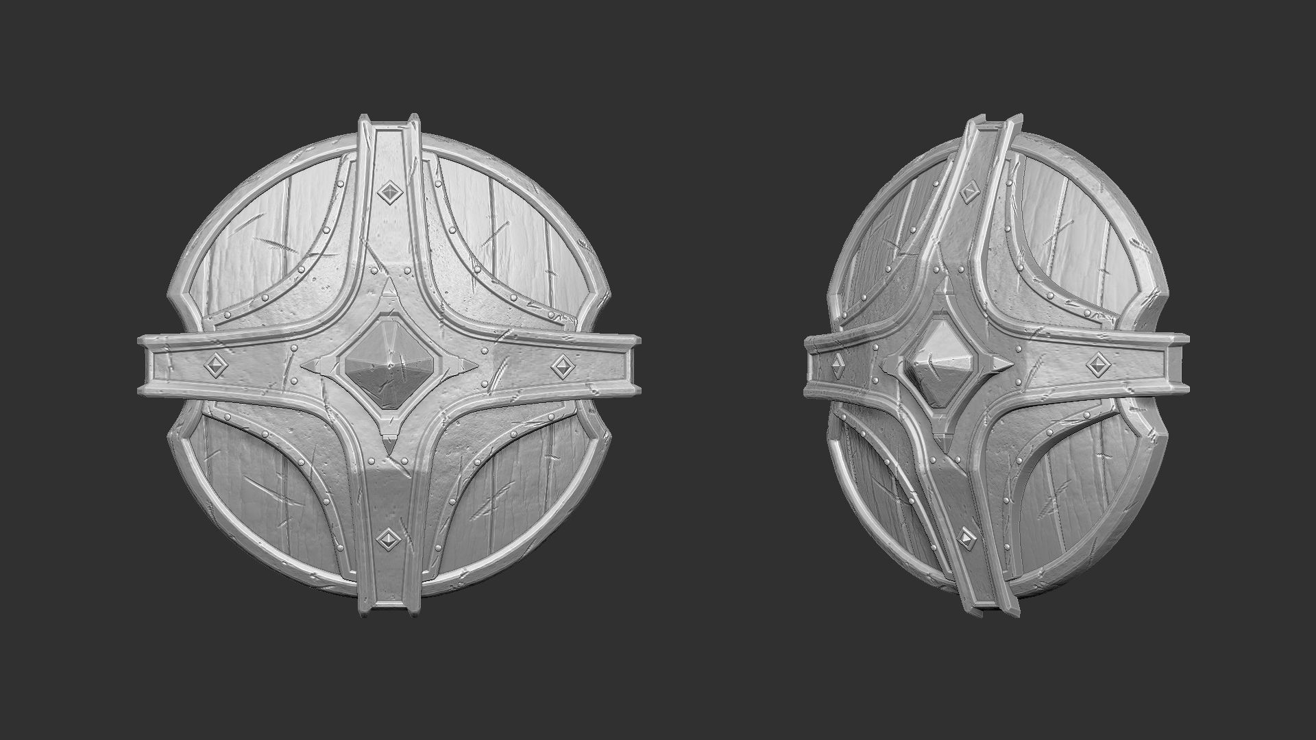Weapon - Shield Collection High Poly 3D model | CGTrader