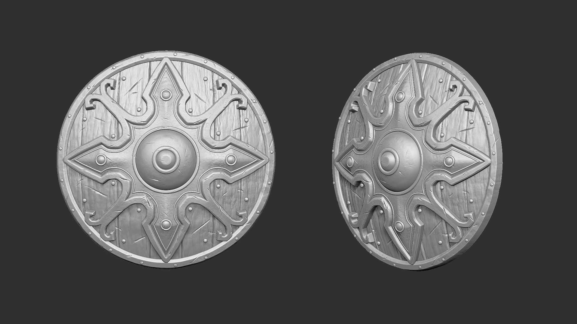 Weapon - Shield Collection High Poly 3D model | CGTrader