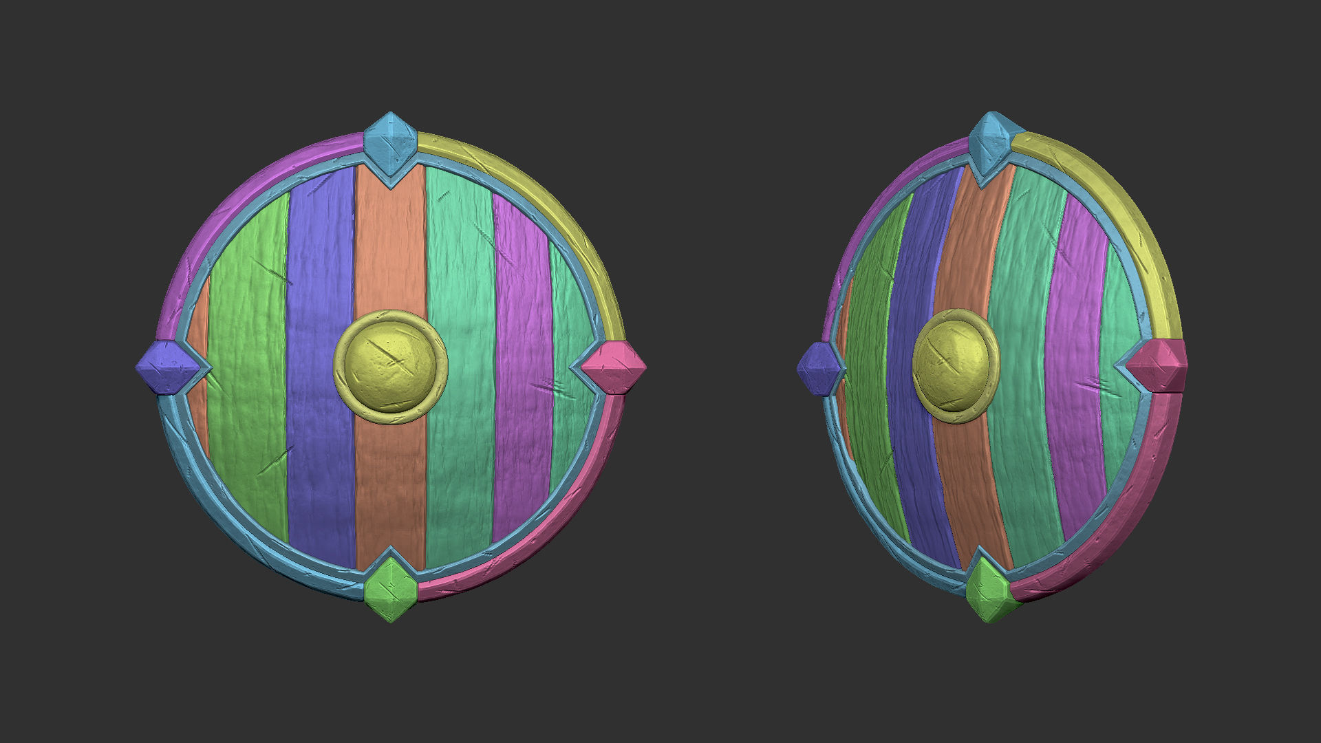 Weapon - Shield Collection High Poly 3D model | CGTrader