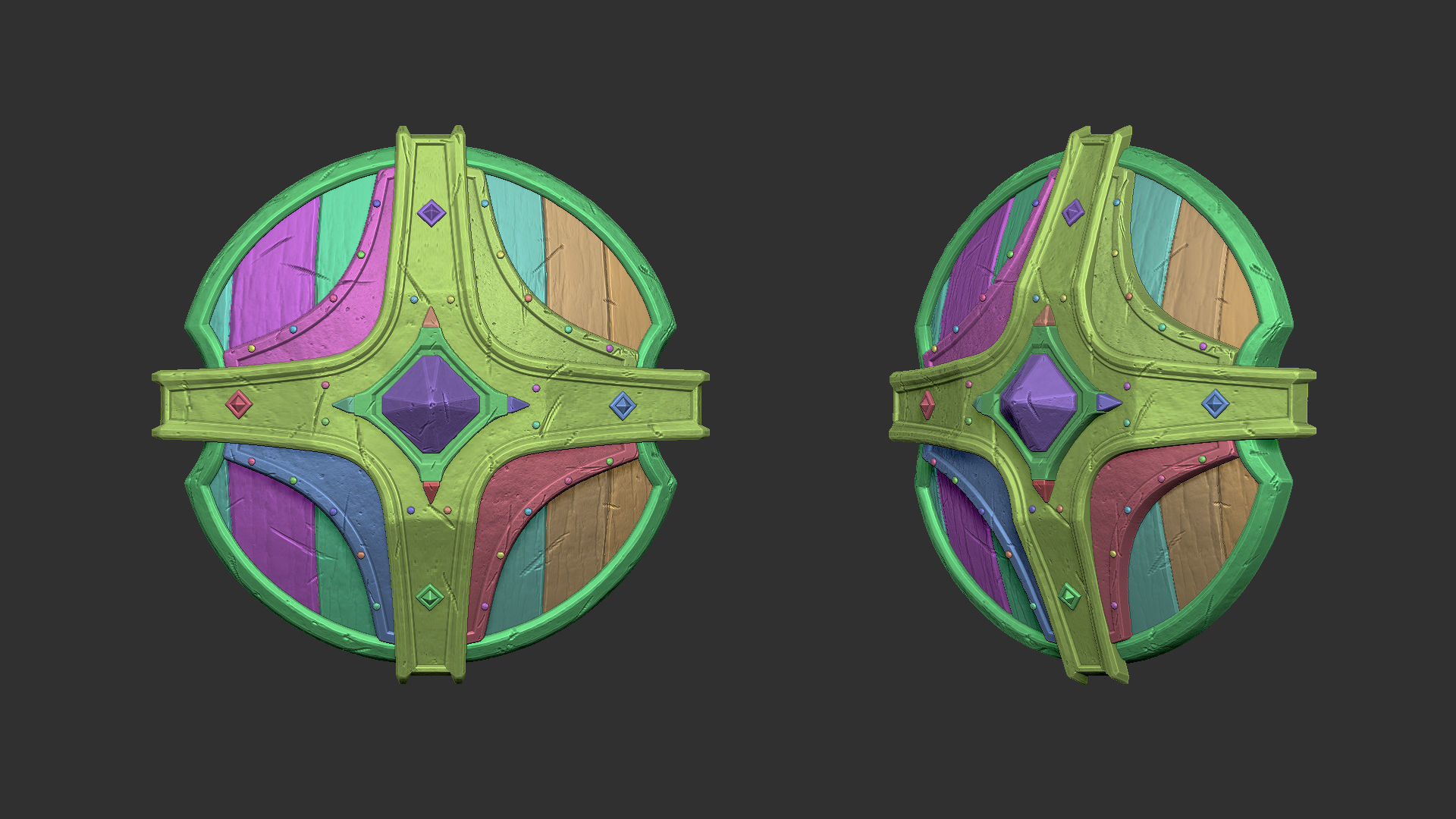 Weapon - Shield Collection High Poly 3D model | CGTrader