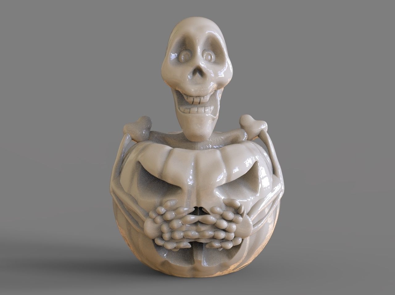 Spooky Figurine 3D model 3D printable | CGTrader