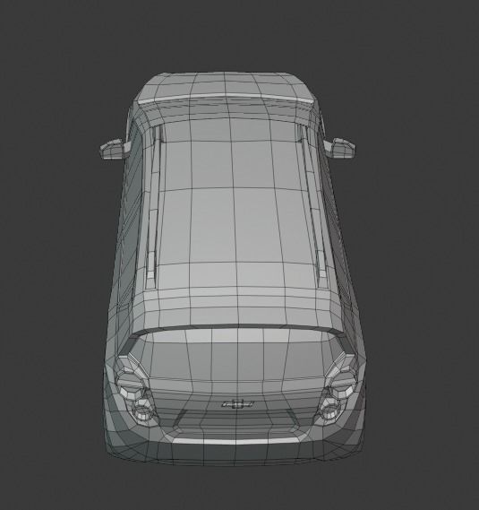 3D model Chevrolet Spark low poly 3D model VR / AR / low-poly | CGTrader