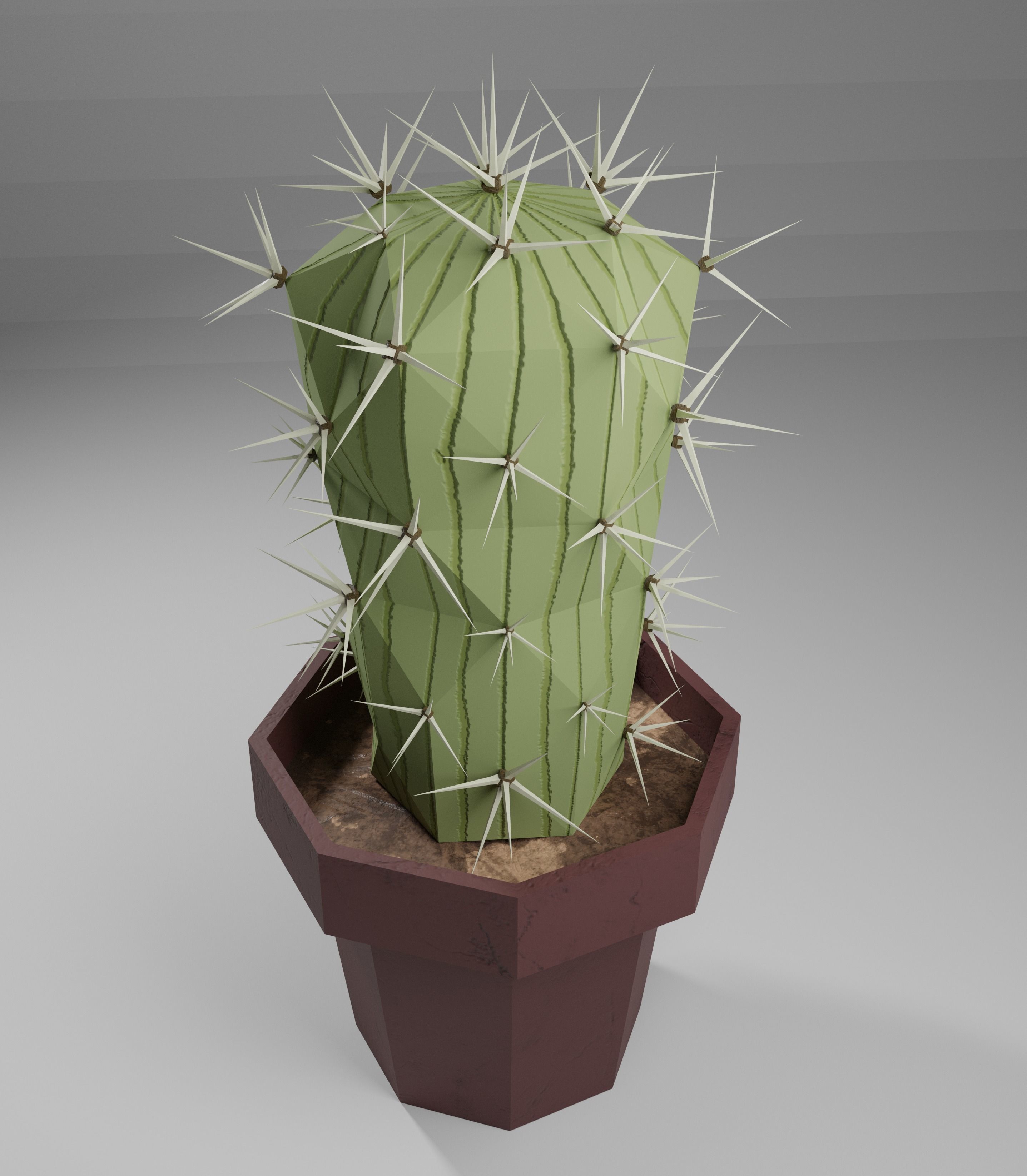 3D model Cactus VR / AR / low-poly | CGTrader