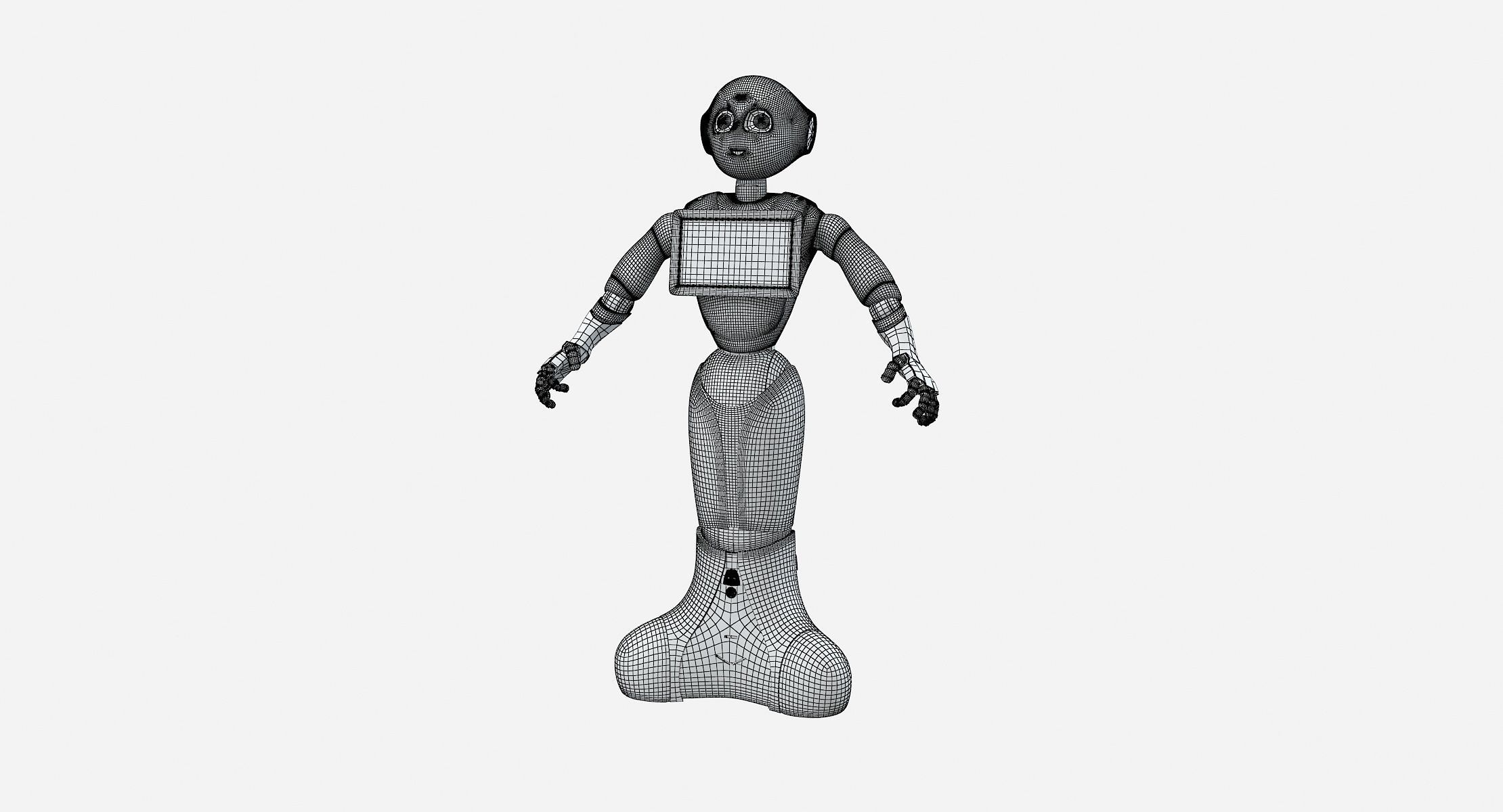 Pepper The Robot 3D model | CGTrader