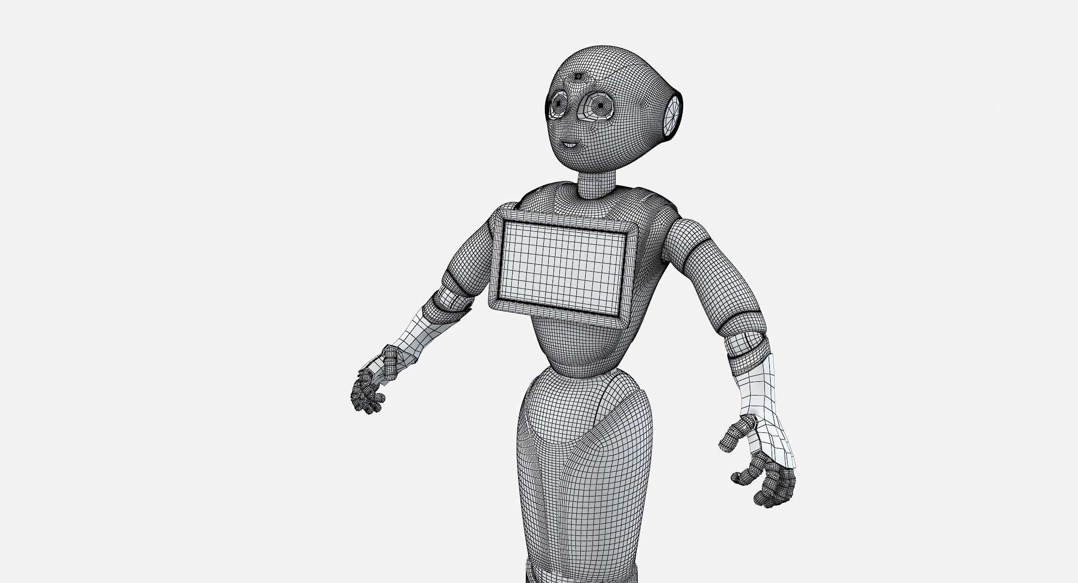 Pepper The Robot 3D model | CGTrader