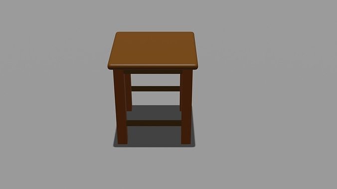 Stool free 3D model | CGTrader