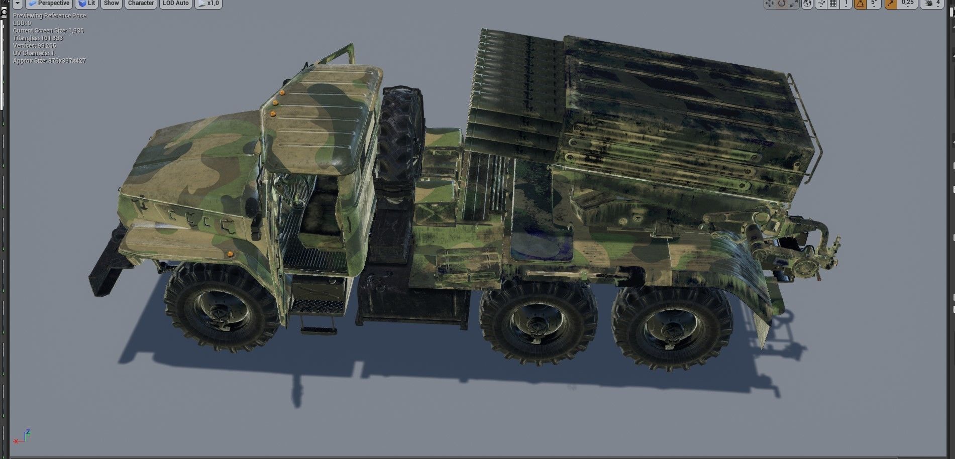 3D model BM 21 Grad Rocket and Soldier VR / AR / low-poly | CGTrader