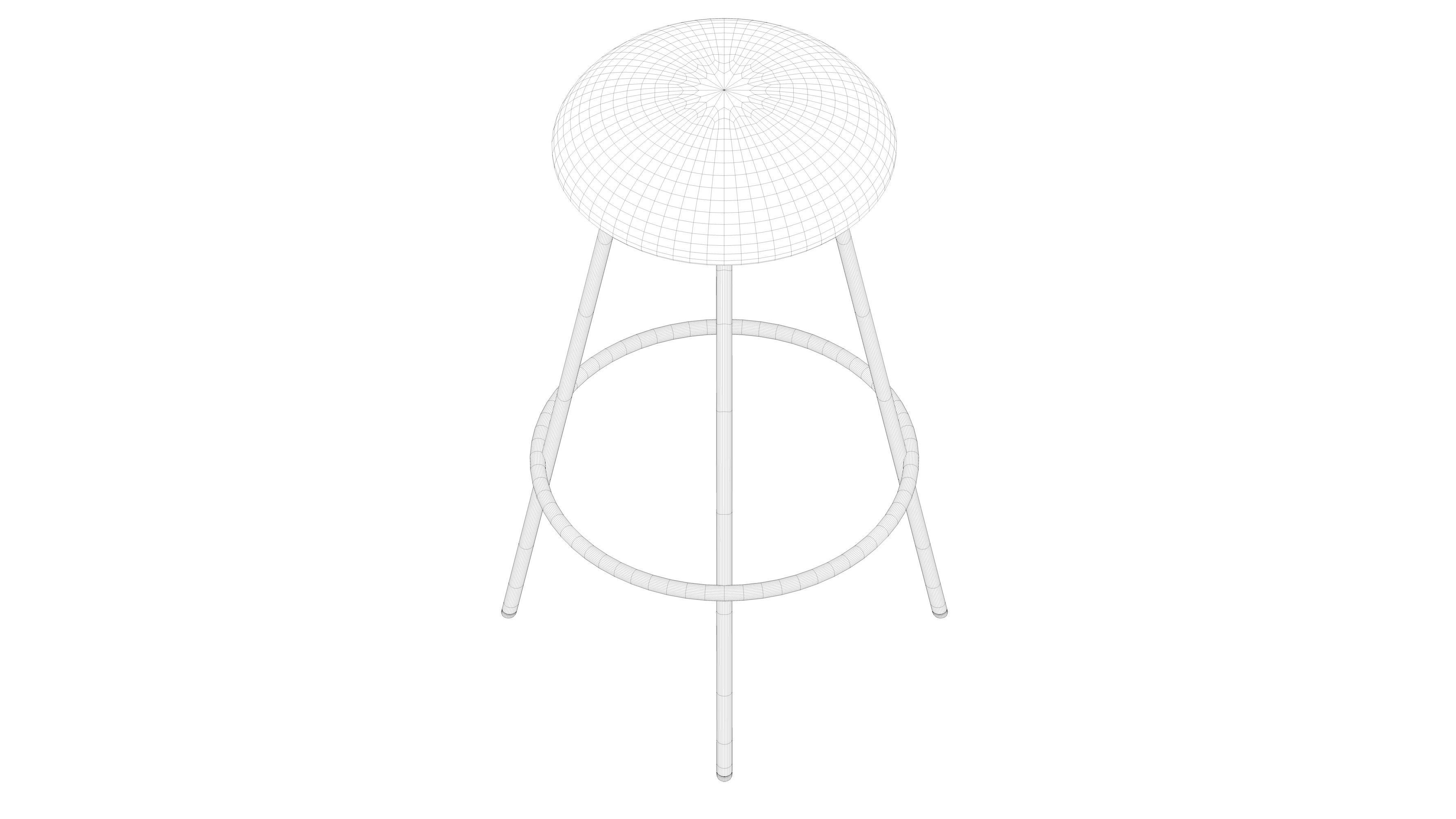 3D model GRADO FUNGO STOOL VR / AR / low-poly | CGTrader