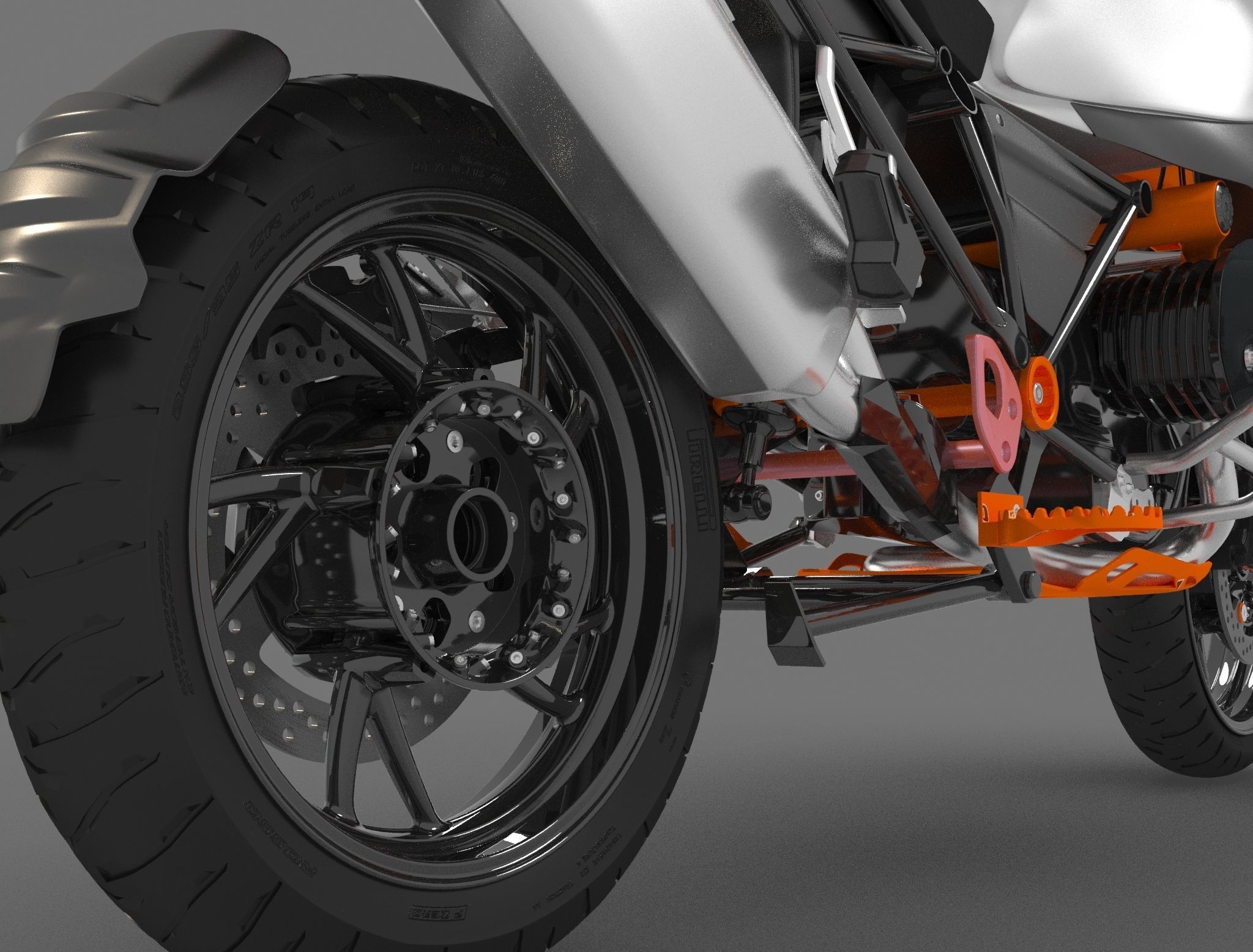 Motorcycle Enduro R1200GS Adventure 2014 3D model | CGTrader