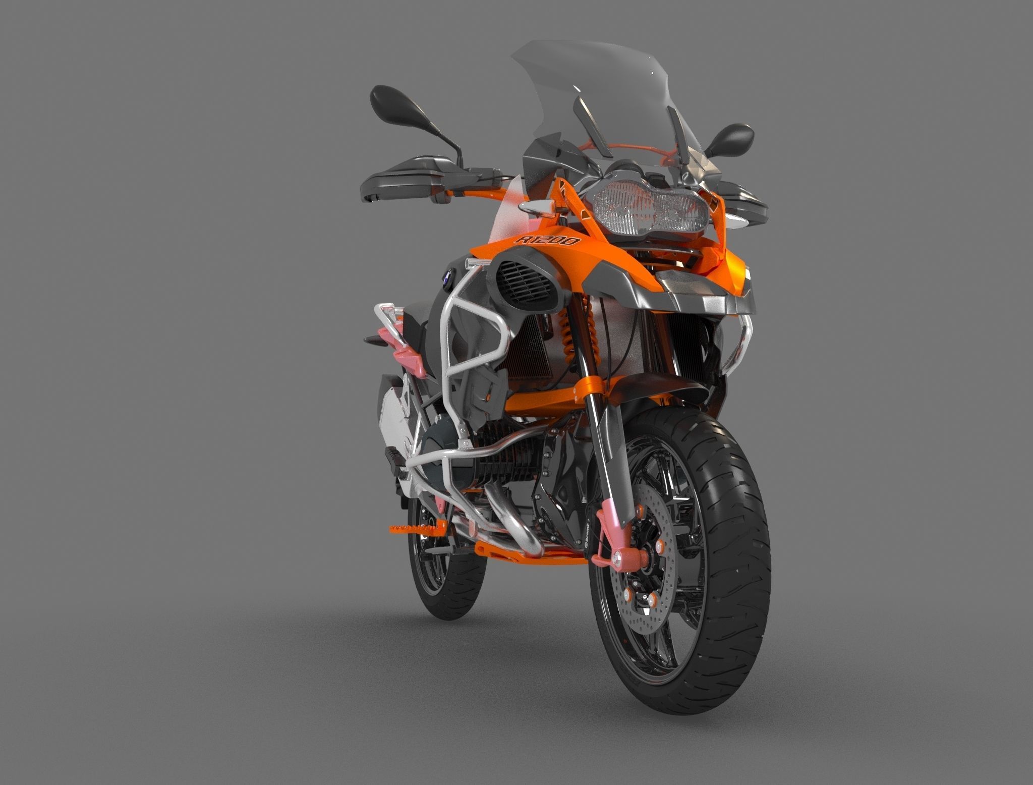 Motorcycle Enduro R1200GS Adventure 2014 3D model | CGTrader