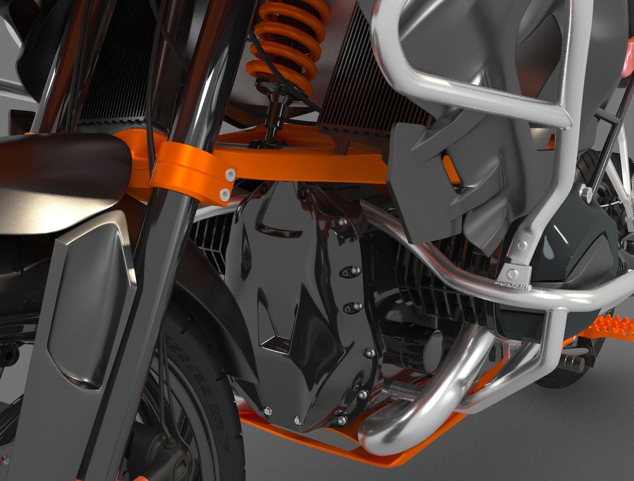 Motorcycle Enduro R1200GS Adventure 2014 3D model | CGTrader