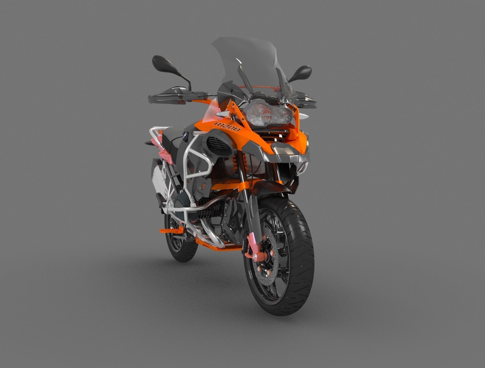 Motorcycle Enduro R1200GS Adventure 2014 3D model | CGTrader