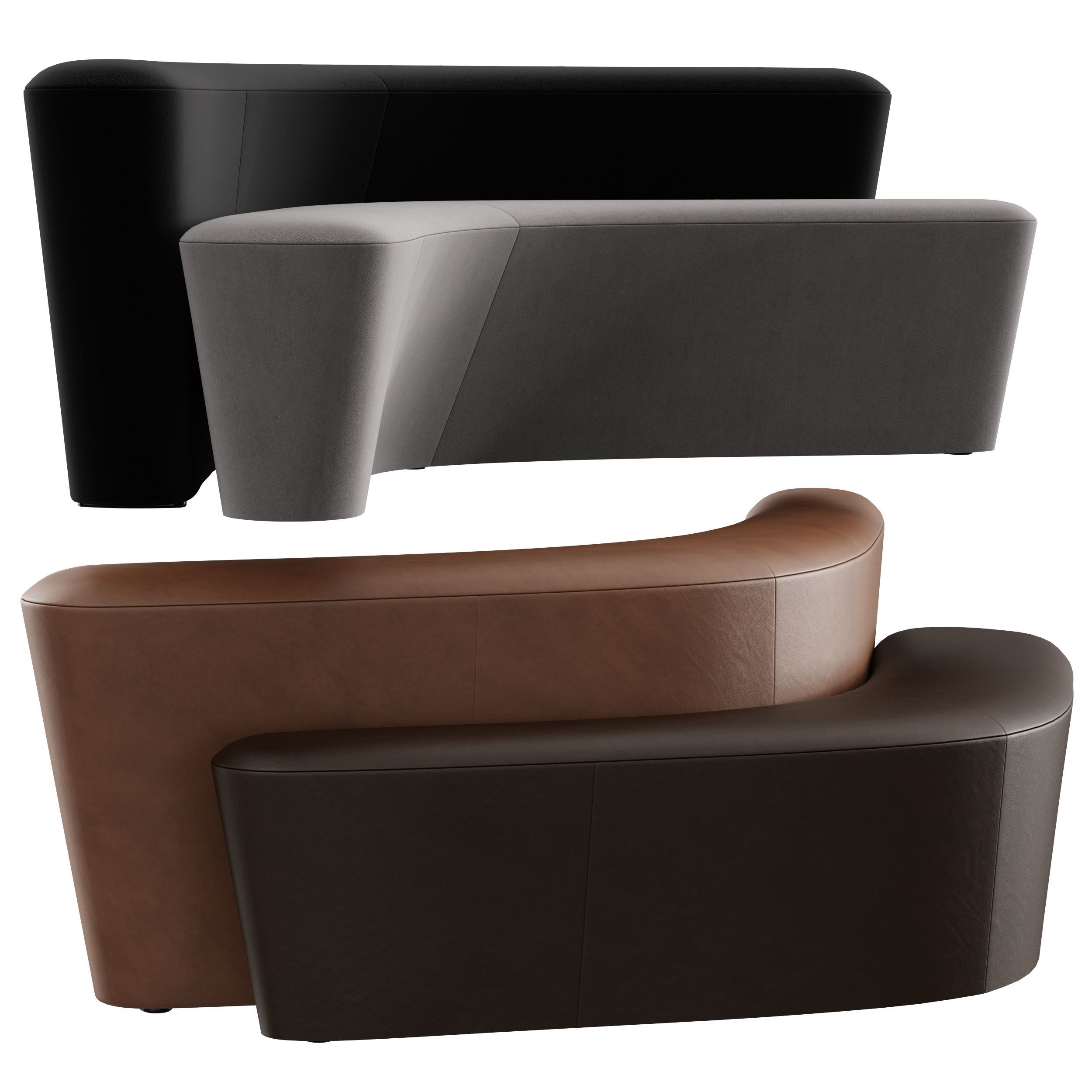 Tacchini Polar Perch sofa 3D model | CGTrader