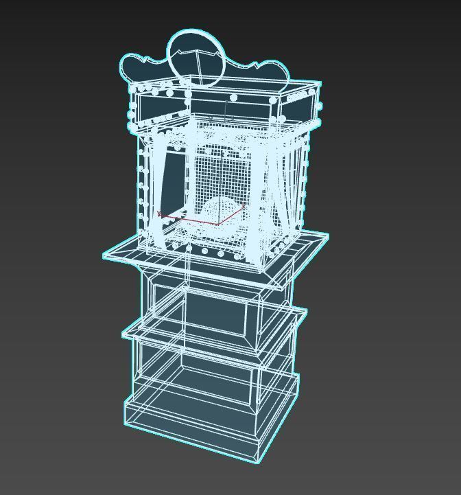 Old Fortune Teller Machine 3D model | CGTrader