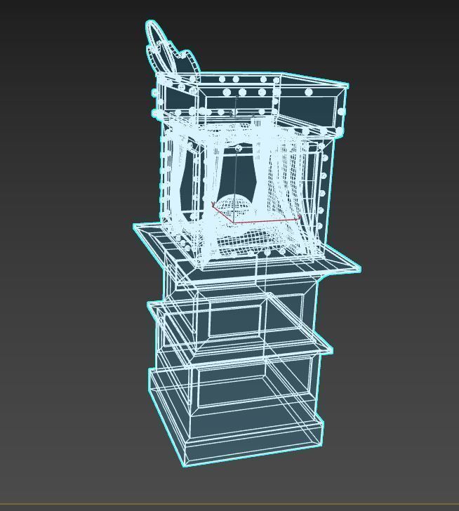 Old Fortune Teller Machine 3D model | CGTrader