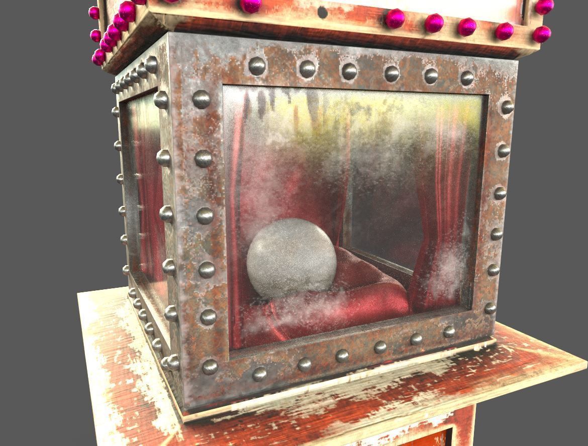 Old Fortune Teller Machine 3D model | CGTrader