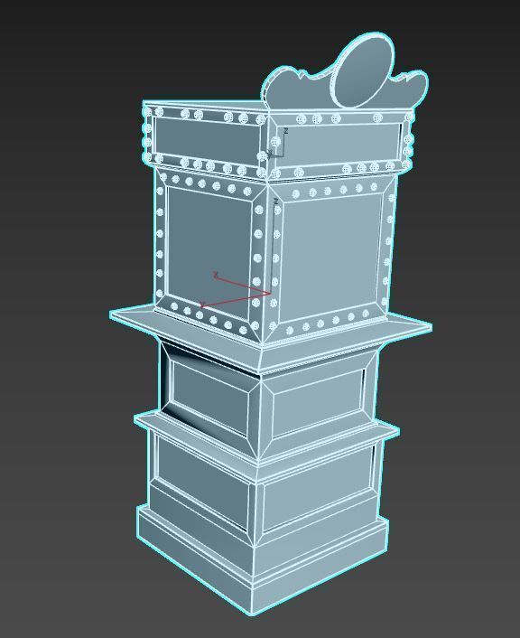 Old Fortune Teller Machine 3D model | CGTrader