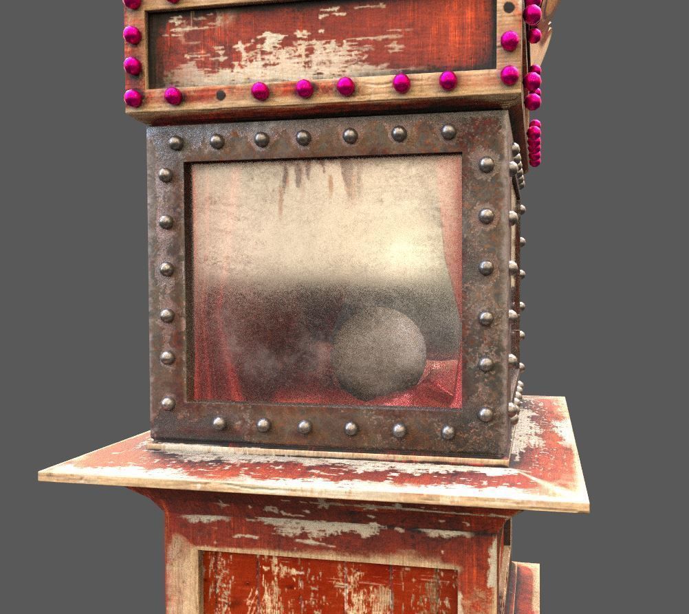Old Fortune Teller Machine 3D model | CGTrader