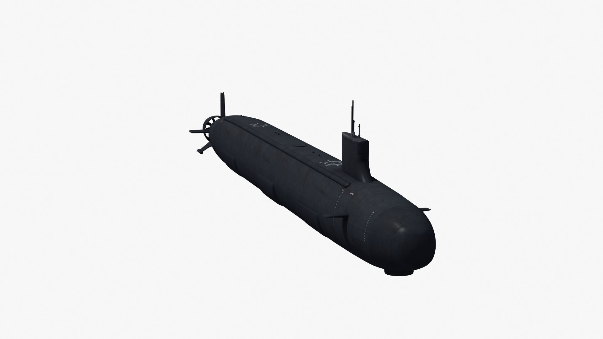 US Navy Submarine SSN 3D model | CGTrader