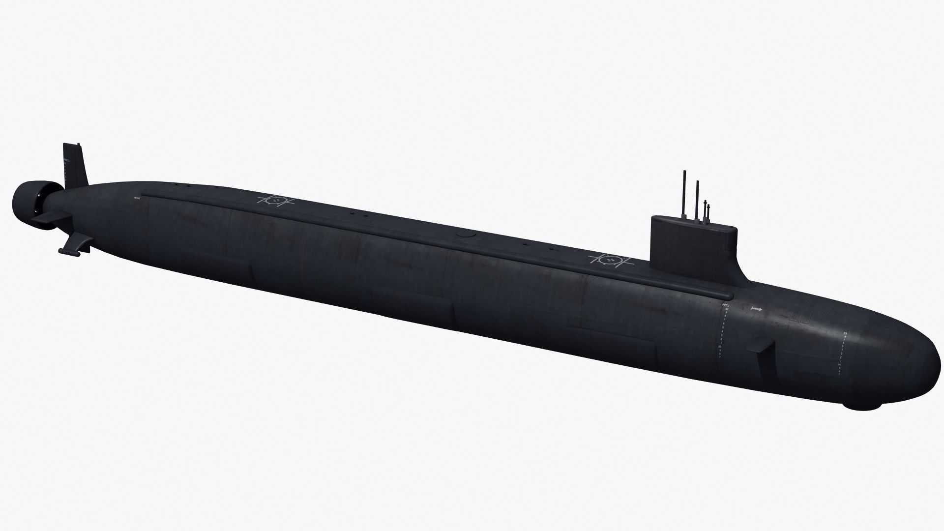 US Navy Submarine SSN 3D model | CGTrader