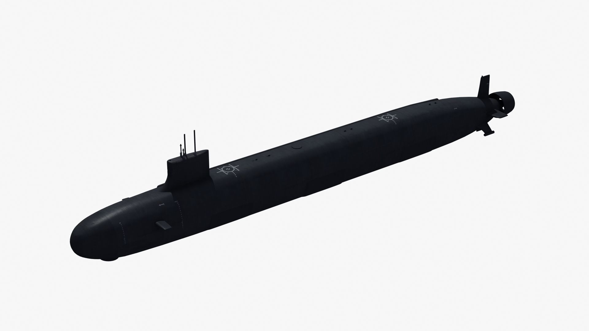 US Navy Submarine SSN 3D model | CGTrader