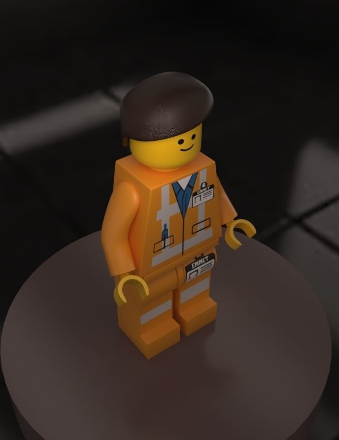 Lego Emmet 3D model | CGTrader