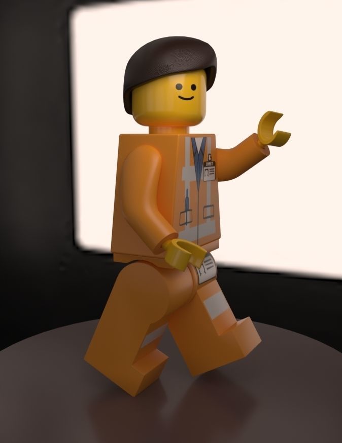 Lego Emmet 3D model | CGTrader