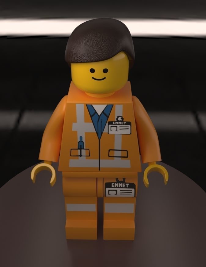 Lego Emmet 3D model | CGTrader