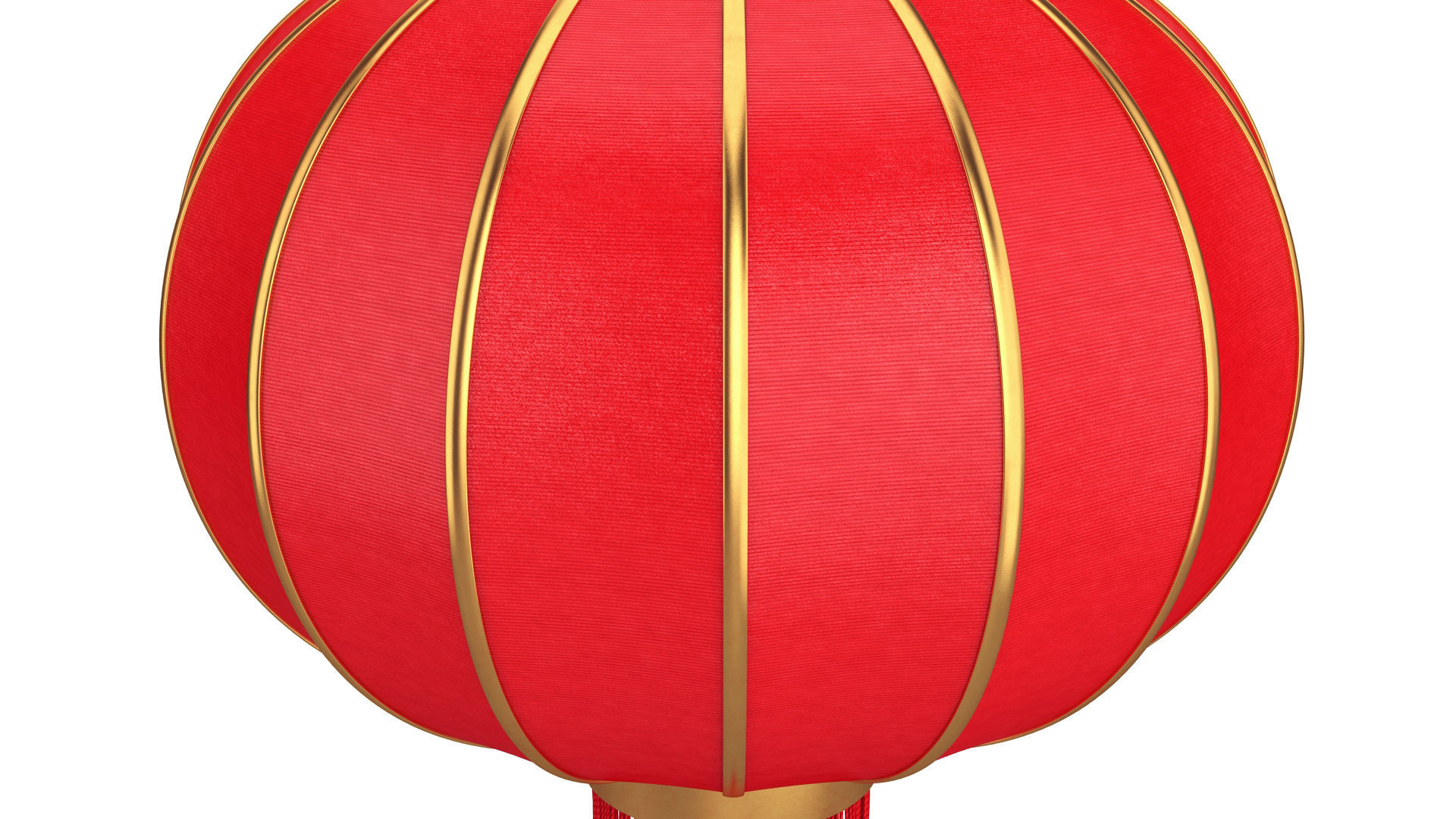 Red chinese lantern 3D model | CGTrader