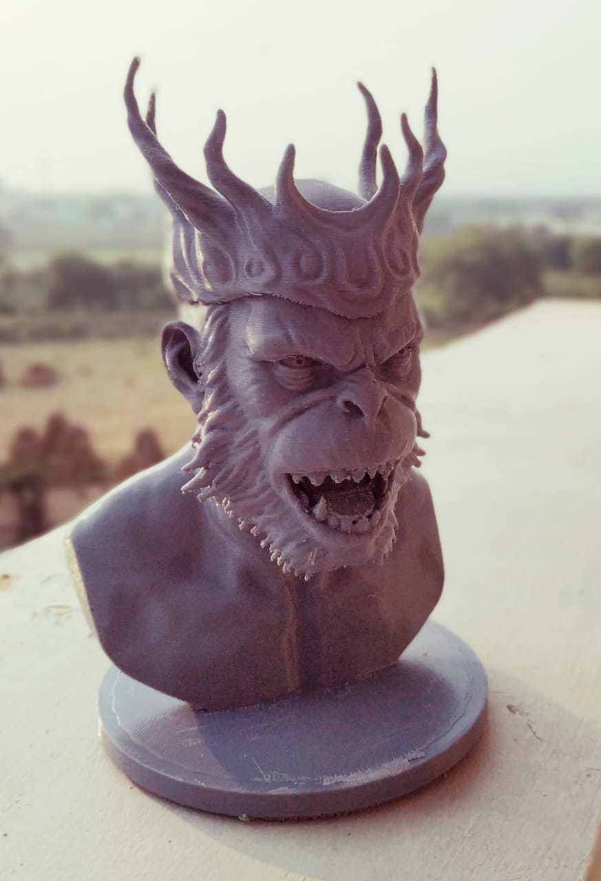 Monkey King 3D model 3D printable | CGTrader