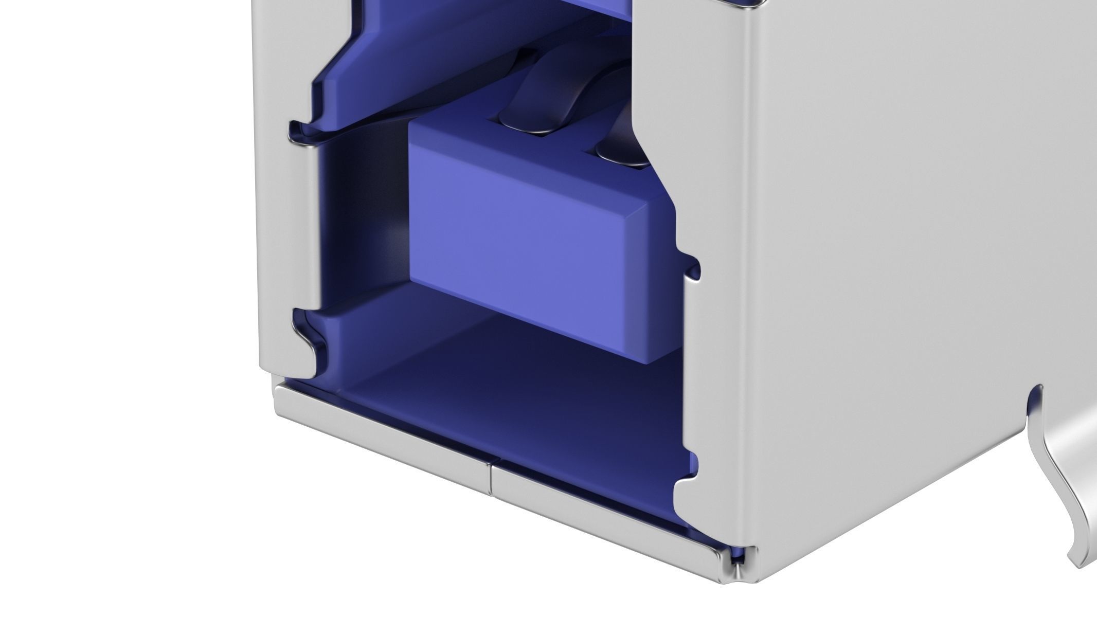 USB Type B Female Module 3D model | CGTrader