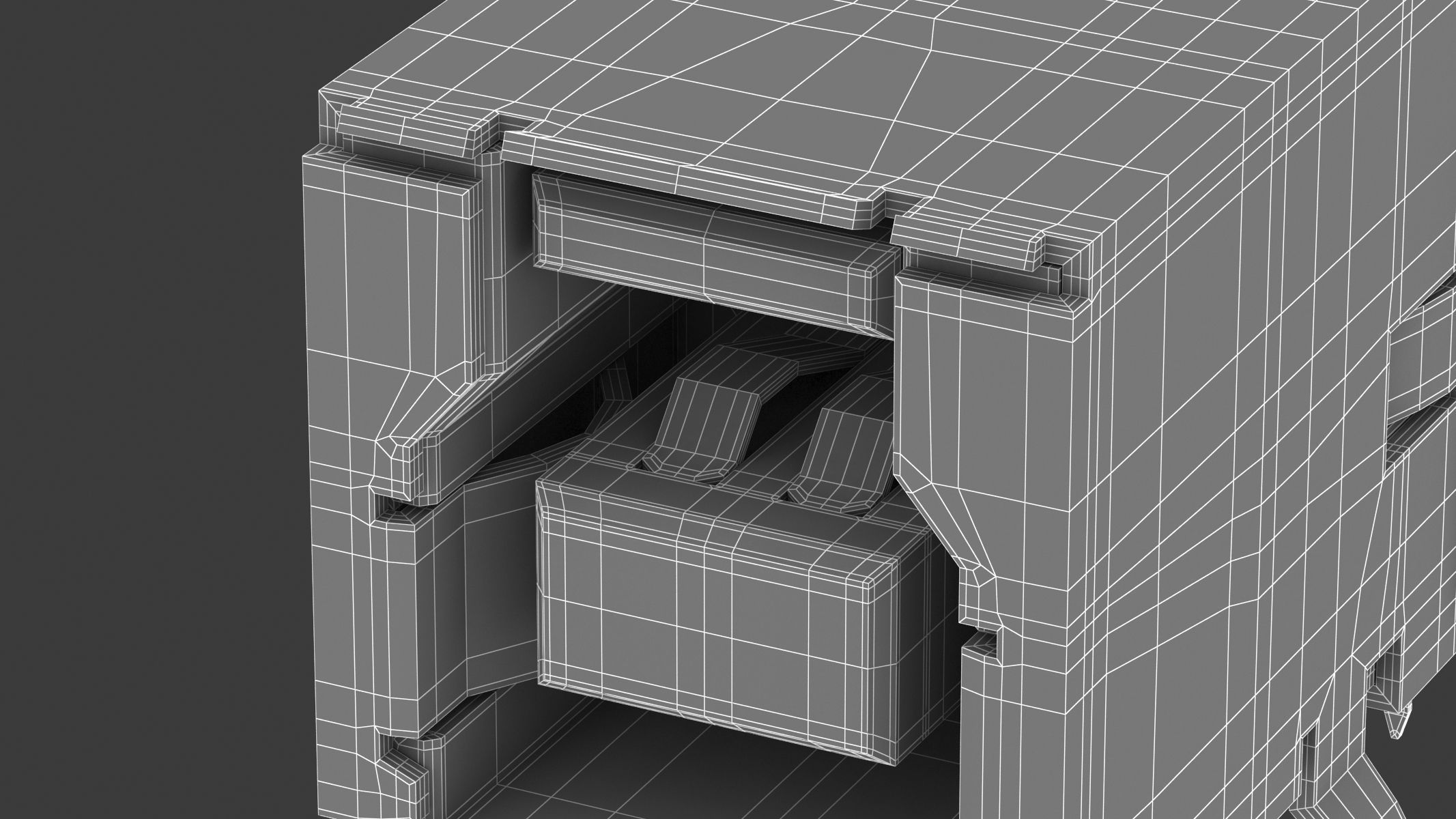 USB Type B Female Module 3D model | CGTrader