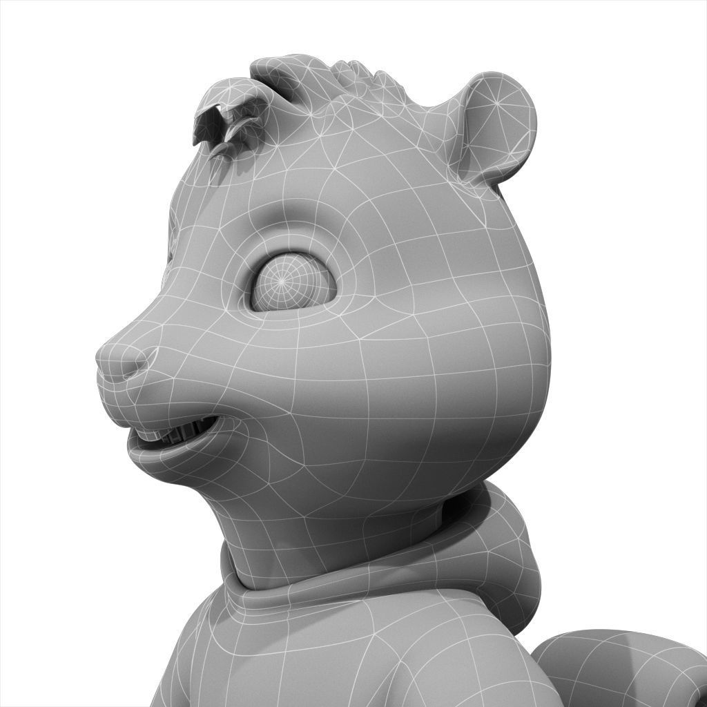 Chipmunk base mesh 3d model 3D model | CGTrader