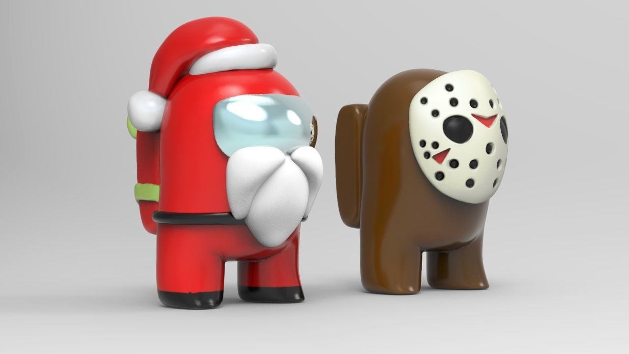 Who are Impostor Santa and Jason STL for 3D model 3D printable | CGTrader