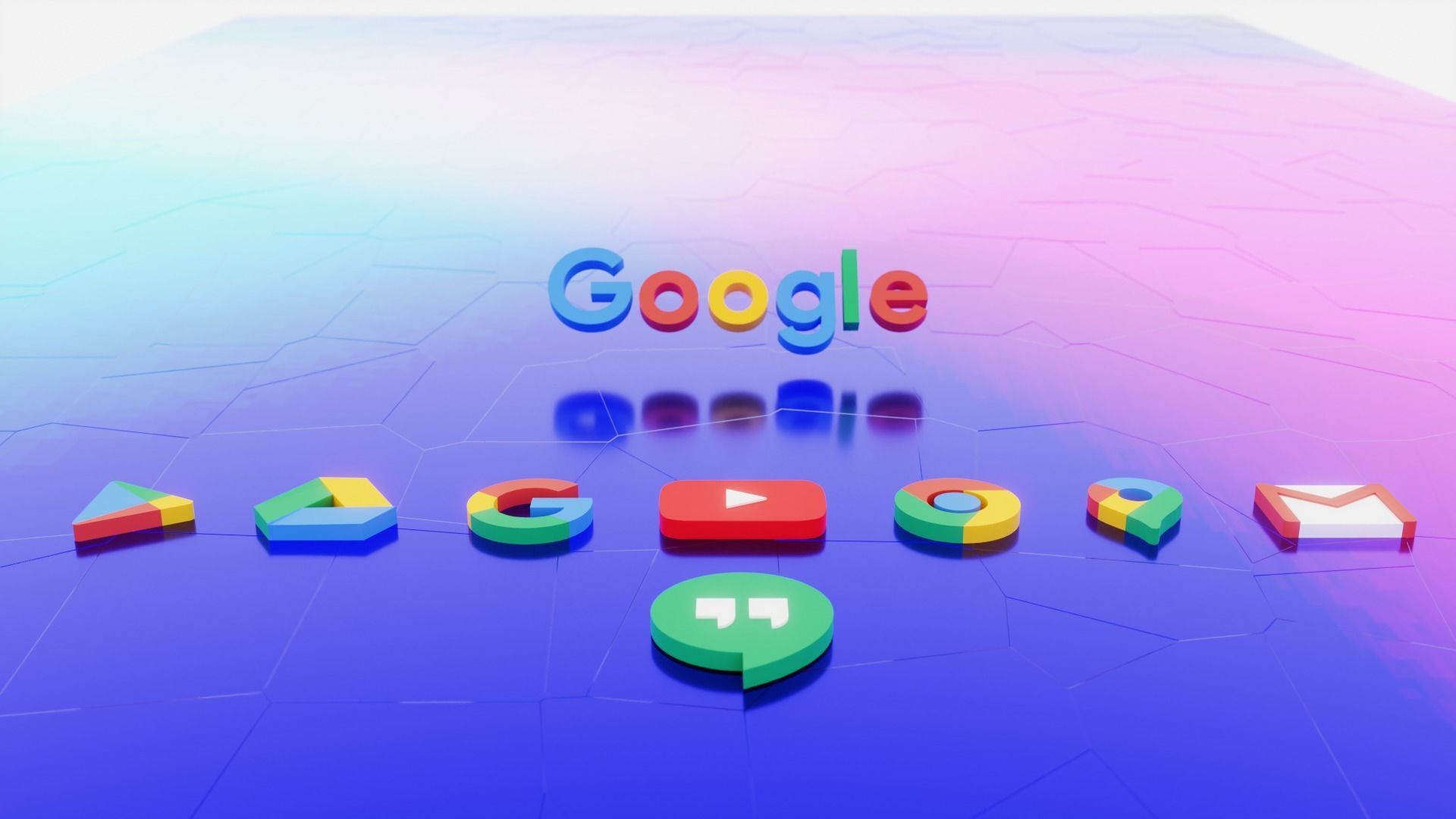 3d Google app icons 3D model | CGTrader