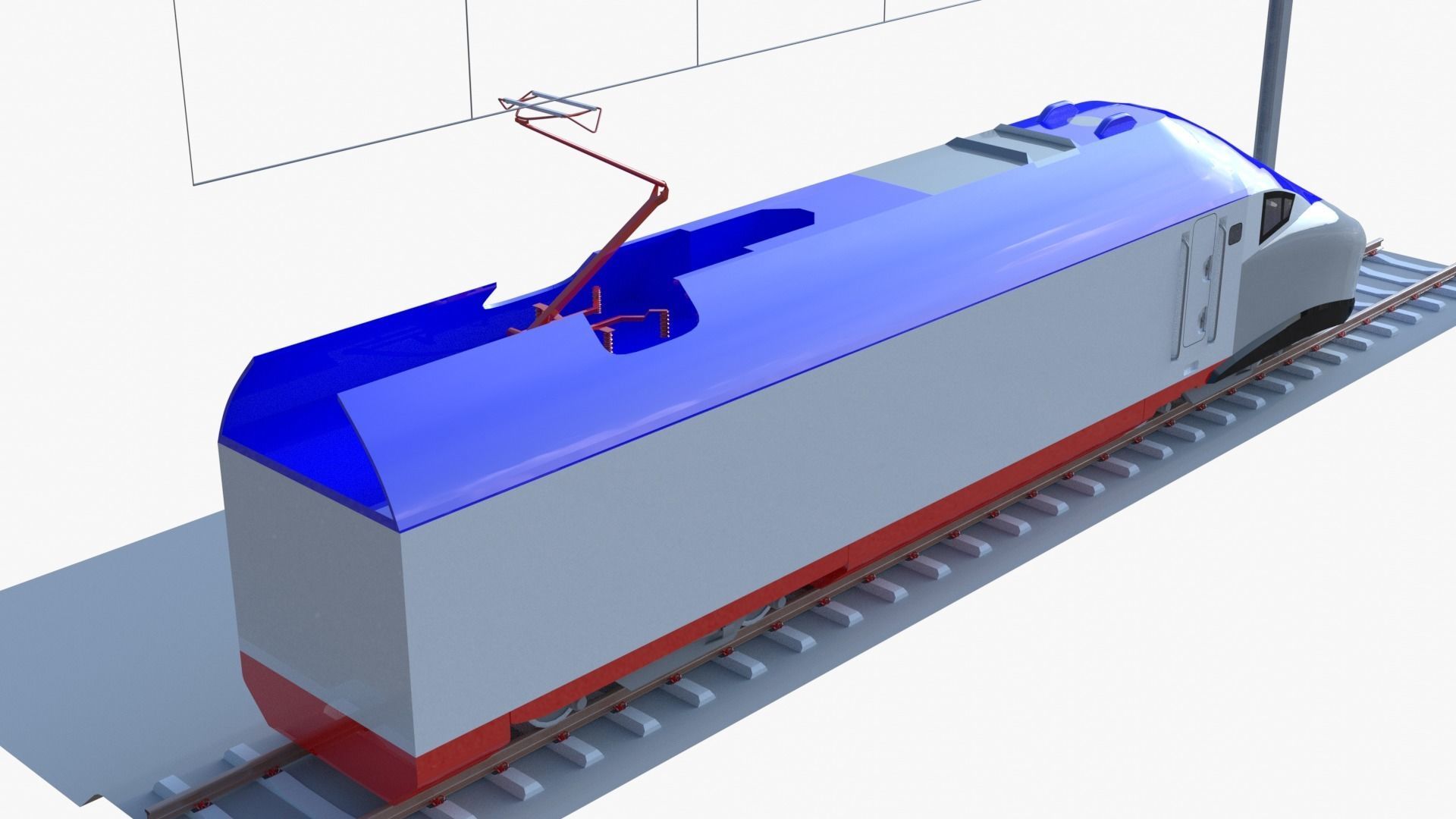 Alstom Avelia locomotive 3D model | CGTrader