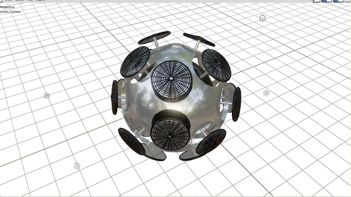 Expand Sphere Concept 3D model animated rigged | CGTrader