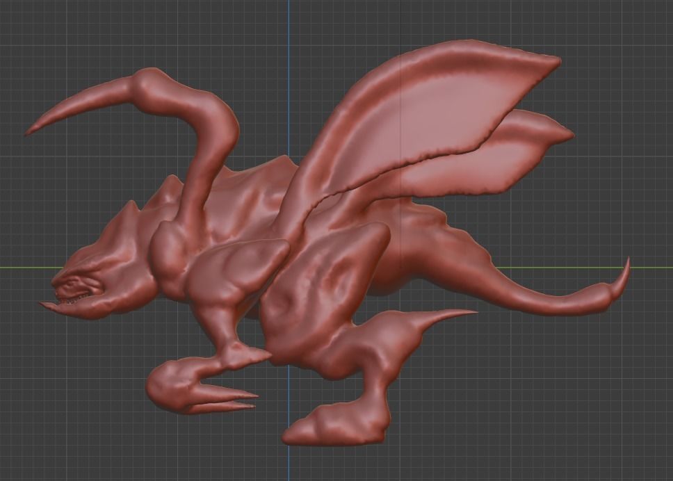 Zergling Zerg Starcraft Uncolored free 3D model | CGTrader