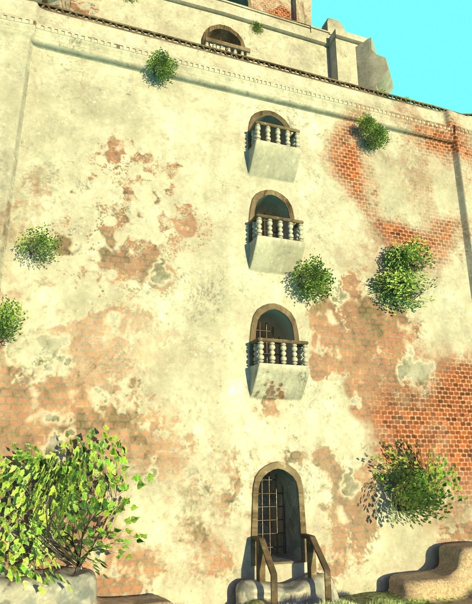 SINKING BELL TOWER 3D model | CGTrader