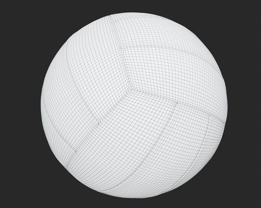 Volleyball with textures 3D model | CGTrader