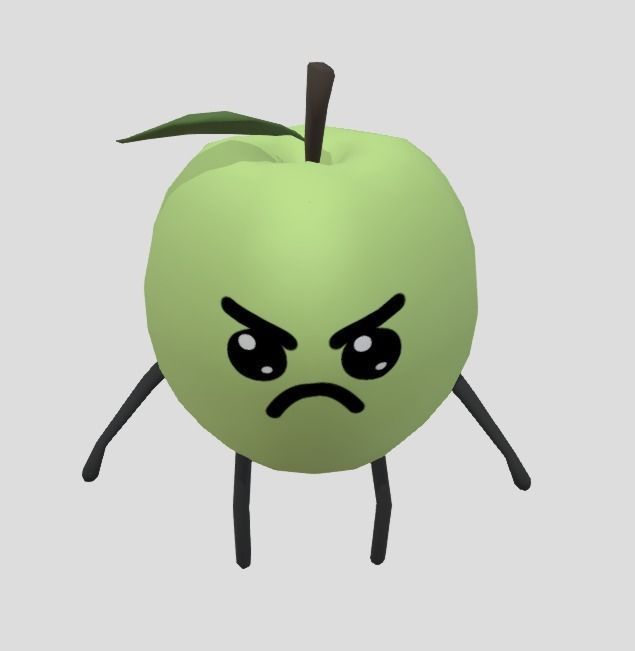 3D model Rigged mr Apple VR / AR / low-poly | CGTrader