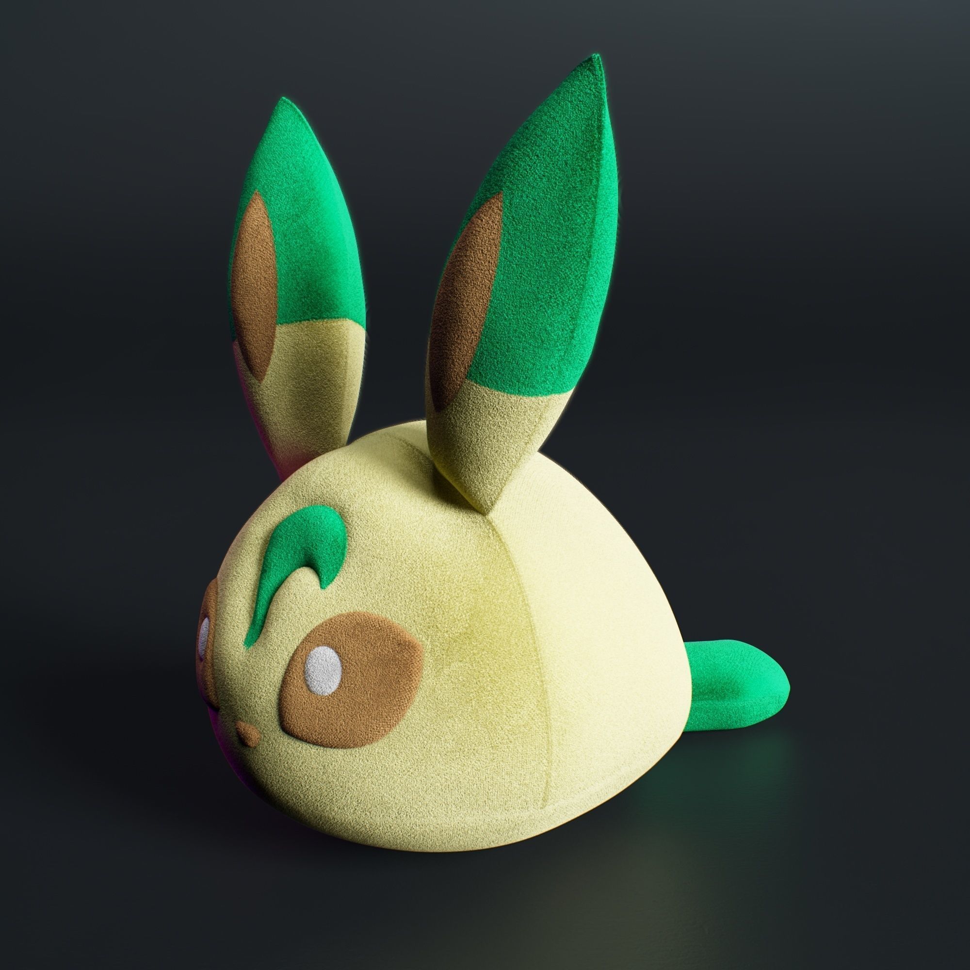 leafeon pokemon kids 3D model | CGTrader