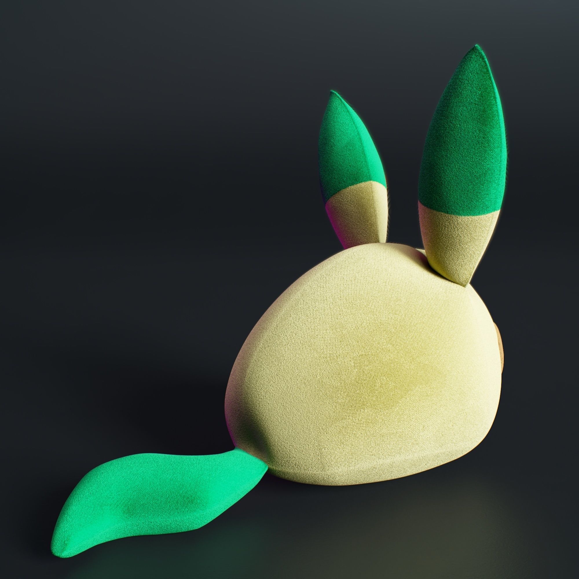 leafeon pokemon kids 3D model | CGTrader
